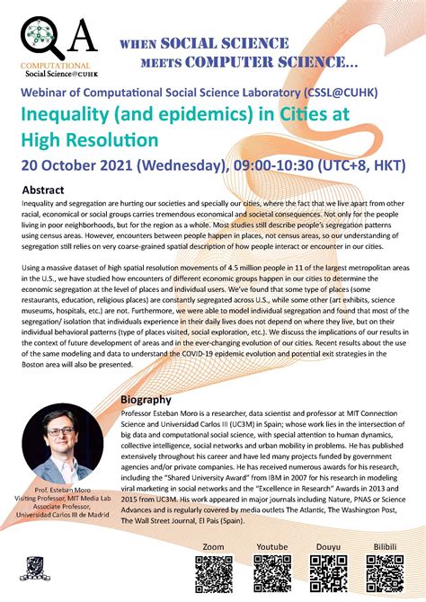 Seminars Workshops Department Of Sociology The Chinese University Of Hong Kong