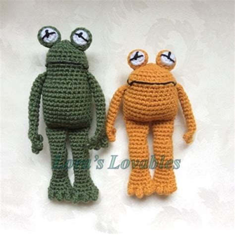 Pdf Todd The Toad And Freddy The Frog Crochet Pattern Etsy Canada