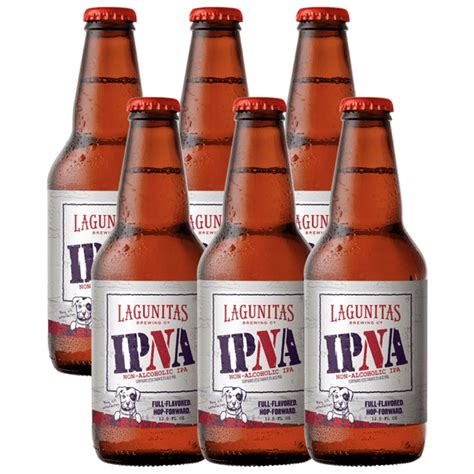 Lagunitas Ipna Non Alcoholic Ipa Brew Dealcoholized Craft Beer 12oz