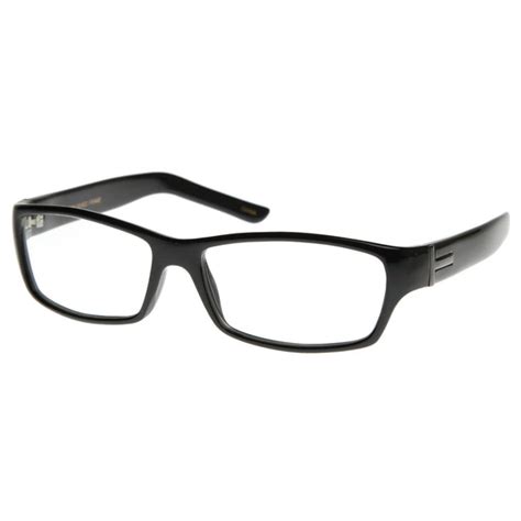 Classic European Square Rx Optical Clear Lens Glasses Zerouv