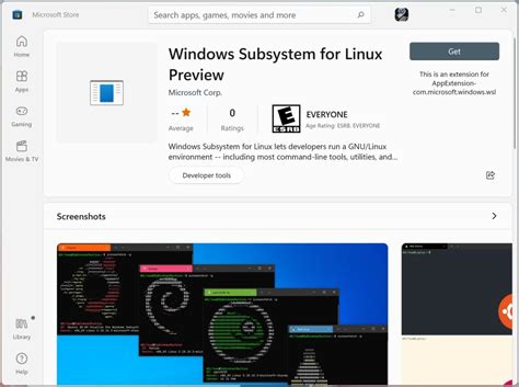 Windows Subsystem For Linux WSL Nu Beschikbaar Als App In Microsoft