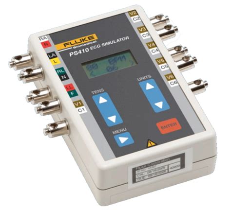 Fluke Ps410 Cardiac And Arrythimia Simulator Cardiac Monitor Simulator