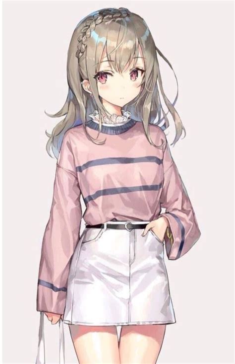 Manga Fille Dessin Nu Anim