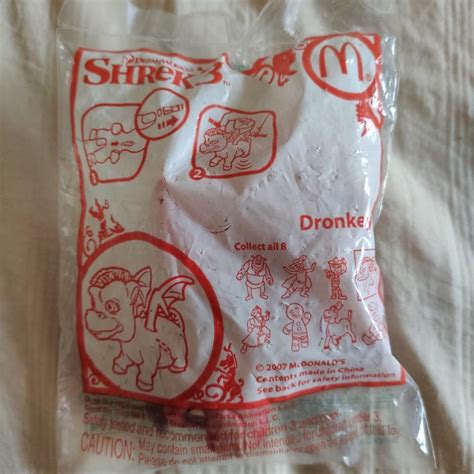 Shrek 3 Shrek And Dronkey Mcdonalds Happy Meal Toys Hobbies And Toys Collectibles And Memorabilia