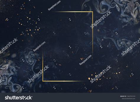 Golden Rectangular Frame On Abstract Background Stock Illustration 1363741010 Shutterstock