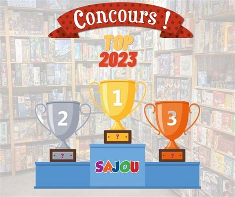 TOP JEUX 2023 Sajou Jeux de Société à Bruxelles Jette