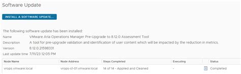 Upgrade Vrealize Operation 8 10 To Aria Operation 8 12 Virtualization