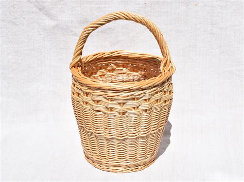 Panier Rond En Osier Corc Barzhel