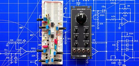 erica synths kick drum edu diy eurorack modul amazona de