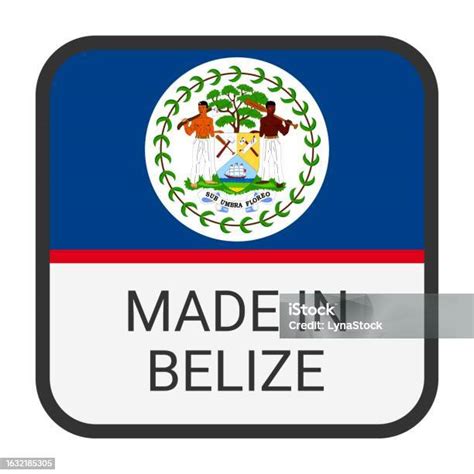 벨리즈 배지 벡터로 제작되었습니다 별과 국기가있는 스티커 흰색 배경에 고립 된 표지판 개념 기호에 대한 스톡 벡터 아트 및 기타 이미지 개념 기호 고급 국기 Istock