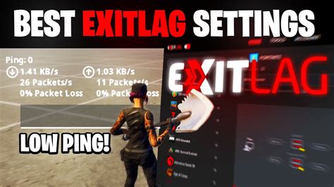 best exitlag settings for fortnite lower ping fastest edit delay hot