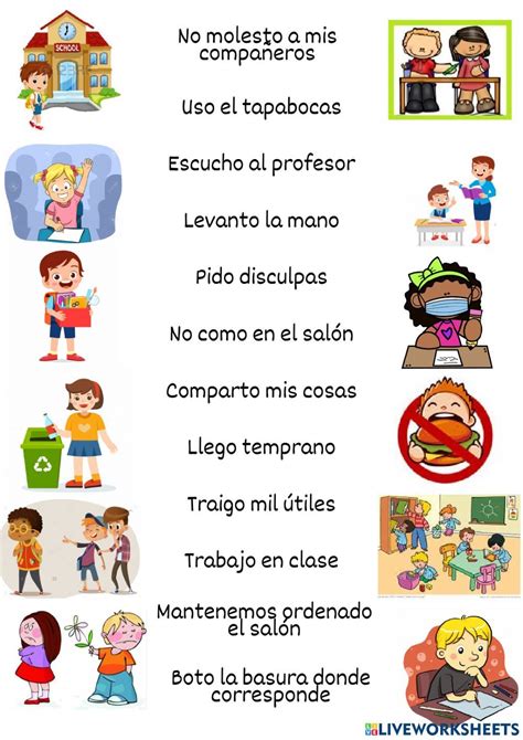 Ejercicio De Reglas Del Salón De Clase Teacher Comics Poses School