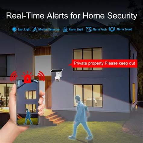 2mp 2mp Multi Platform 360 Angle View Monitoring Sim Card 4g Network Solar Security Camera