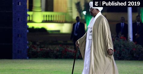 Ousted Sudanese President Al Bashir Moved To Prison The New York Times