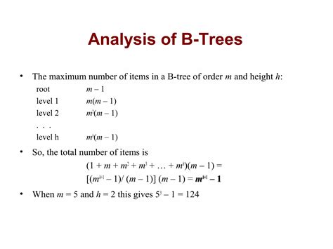 B Trees In Data Structure Ppt