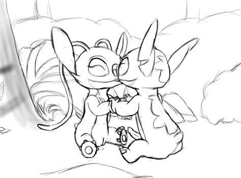Rule 34 2017 4 Toes Alien Angel Lilo And Stitch Antennae Back