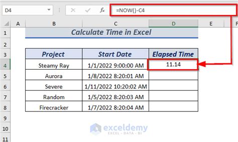 How To Calculate Time In Excel 17 Possible Ways Exceldemy