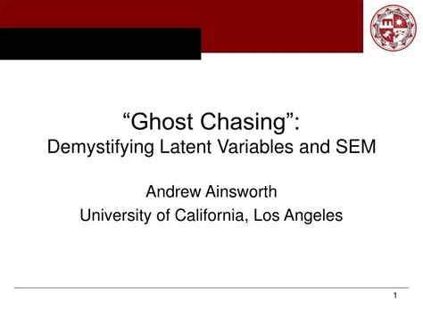 ppt “ghost chasing” demystifying latent variables and sem powerpoint presentation id 5102337