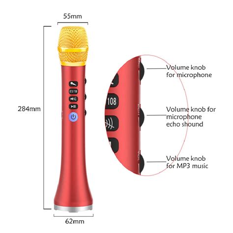 L 698dsp 9w 15w 20w Bluetooth Karaoke Microphone S Grandado