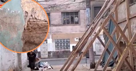 Temblor En Lima Vecinos De Barrios Altos Temen Derrumbes De Sus Viviendas Infobae