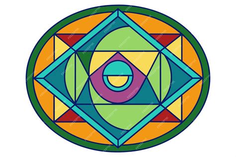 Premium Vector A Geometric Shape Representing Precision And Accuracy