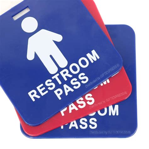 Bathroom Pass Clipart
