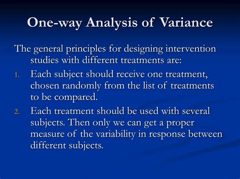 Ppt One Way Analysis Of Variance Powerpoint Presentation Free