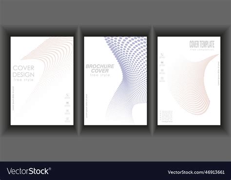 Abstract Pattern Template For The Design Vector Image
