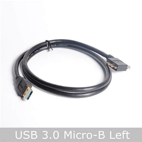 Usb 30 A Male Naar Micro B Links Schuin 90 Graden Grandado
