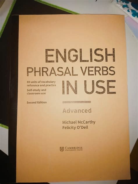 ENGLISH PHRASAL VERBS IN USE 2ND EDITION, Hobbies & Toys, Books ...