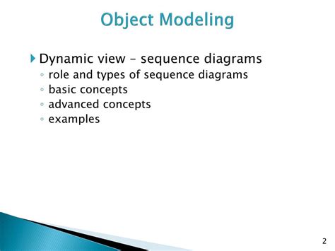 Ppt Object Oriented Modeling Sequence Diagrams Powerpoint