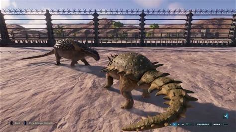 Jurassic World Evolution 2 Sauropelta Vs Polacanthus Youtube
