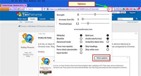 Firefox 81 Fonts Windows 10 Forums