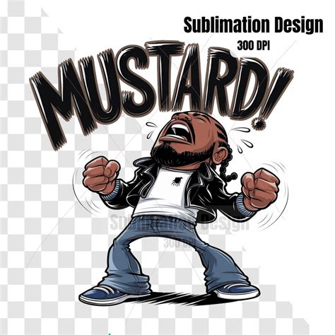 Kendrick Lamar Mustard Png Tv Off Lyrics T Shirt Design Gnx Mustard