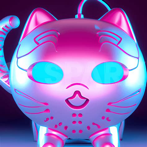 Futuristische Afbeelding Van Chibi Robot Cat · Creative Fabrica