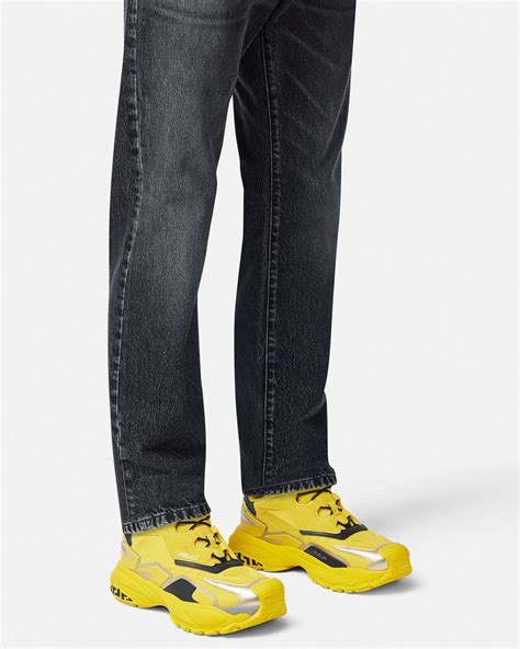 Versace Mercury Mvs04 Sneakers Yellow Versace