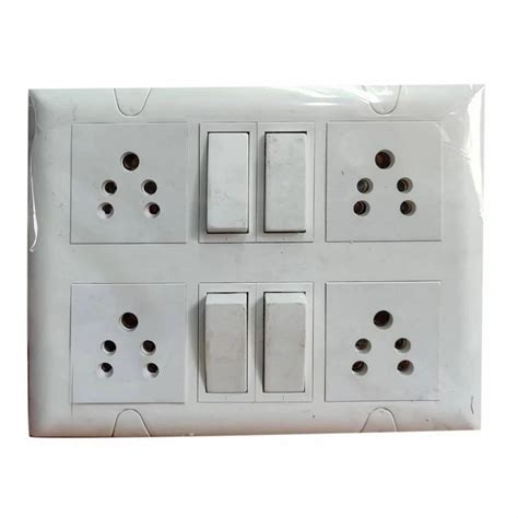 6a Modular Switch Socket Combination Polycarbonate At ₹ 50 Piece In