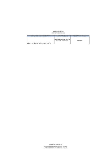 010 Presupuesto Preinversion Itcp Con Presa Calamollo Pdf