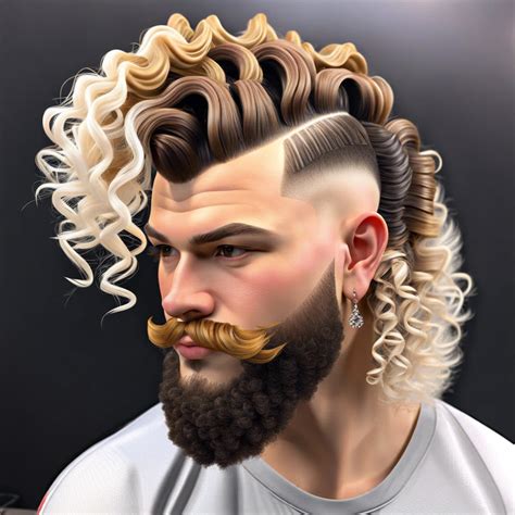 Ultimate Burst Fade Mullet Curly Hair Ideas For A Unique Look