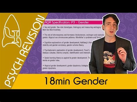 Free Video Gender Psychology A Level AQA Paper 3 From YouTube Class Central