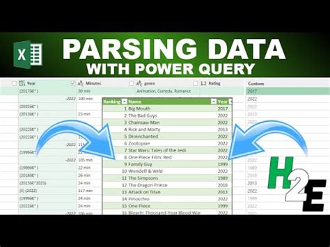 How To Parse Data With Power Query YouTube