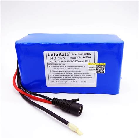 Aliexpress Buy HK LiitoKala 24V 6Ah 7S3P 18650 Lithium Ion