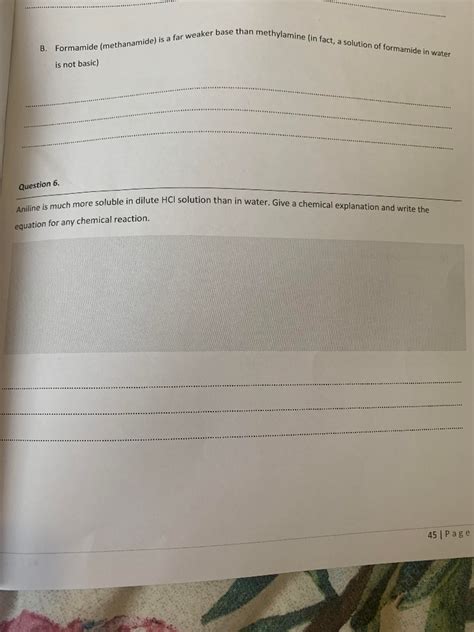 Solved Question 8 A Forensic Chemistry Question Chegg