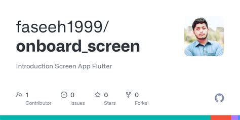 GitHub Faseeh Onboard Screen Introduction Screen App Flutter