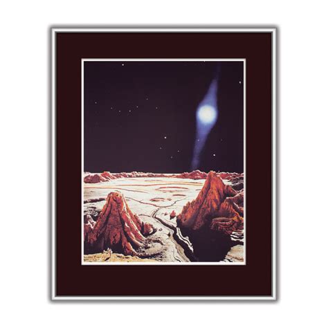 The Surface Of Mercury By Chesley Bonestell Framed Novaspace