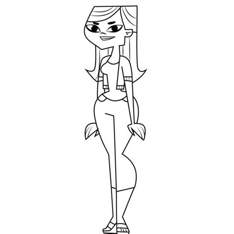 Total Drama Coloring Pages Emma