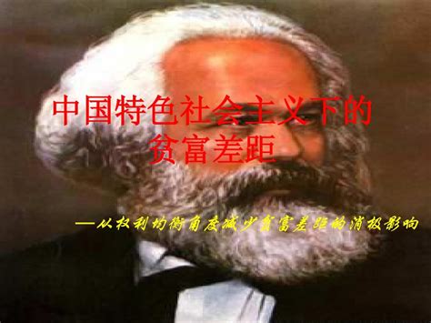 中国特色社会主义下的贫富差距1 word文档在线阅读与下载 无忧文档