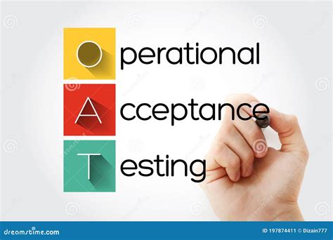 Oat Operational Acceptance Testing Technology Business Concept On