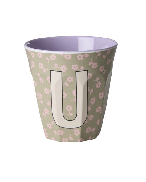 Medium Cup Dark Sand U Flowers