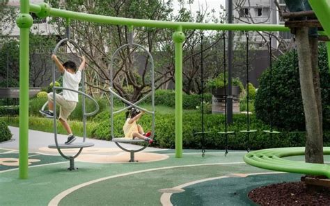 自在春生，心生欢喜 绿城·济南春风心语 Playground Landscape Architecture Back Garden